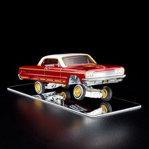 HOT WHEELS 1/64 SCALE RLC RED 1964 CHEVROLET IMPALA LOWRIDER VERY NICE ...