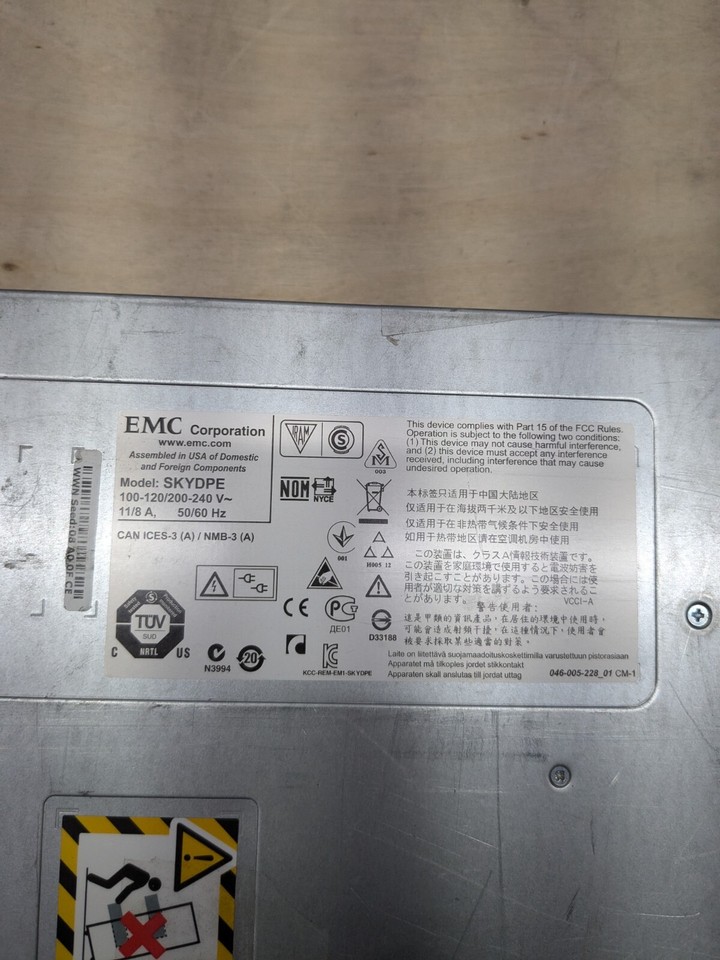 EMC SKYDPE Data Domain DD2500 12-Bay SAS Storage Array Deduplication ...