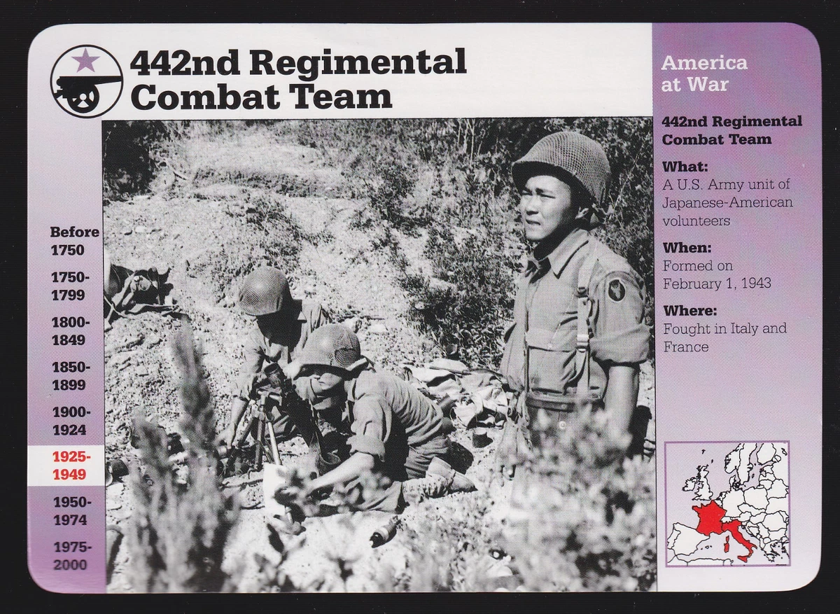 442nd Regimental Combat Team Roster