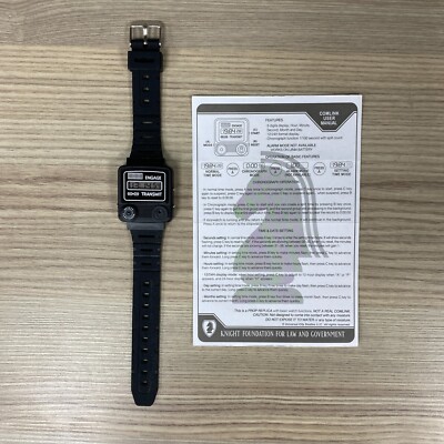 NOVELTY MICHAEL'S COMMUNICATOR WATCH KNIGHT RIDER K.I.T.T DOCTOR ...