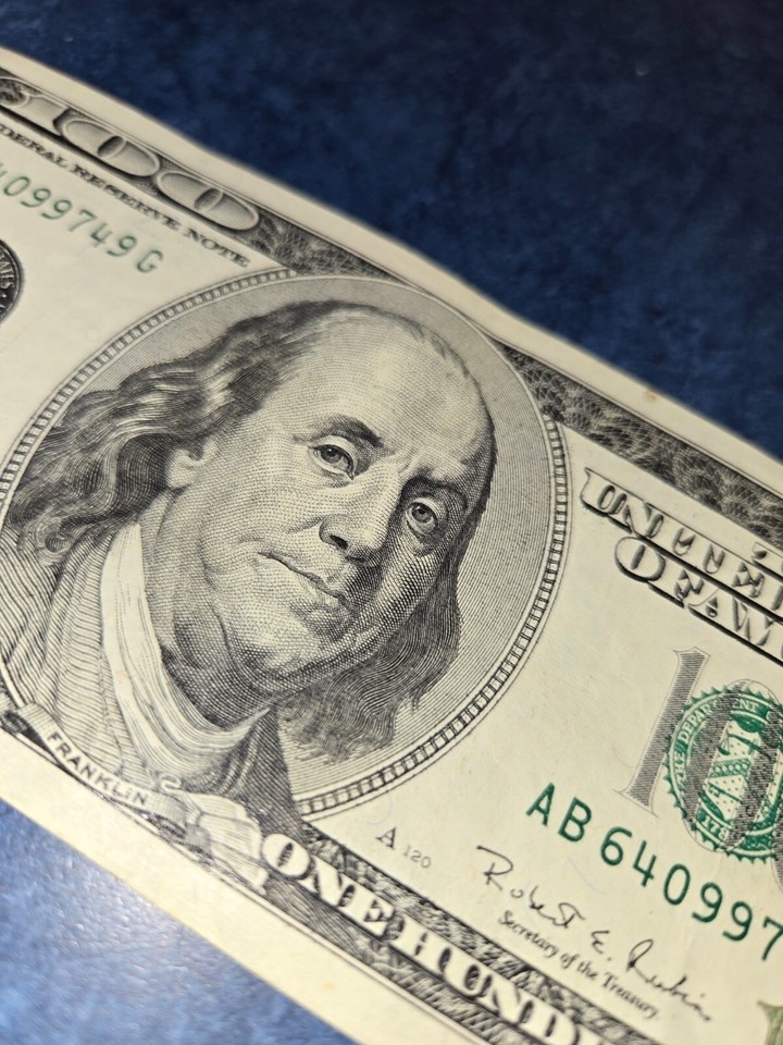 100 Dollar Bill USA 1996 USD Face Misprint Off Center Cut Rare | eBay