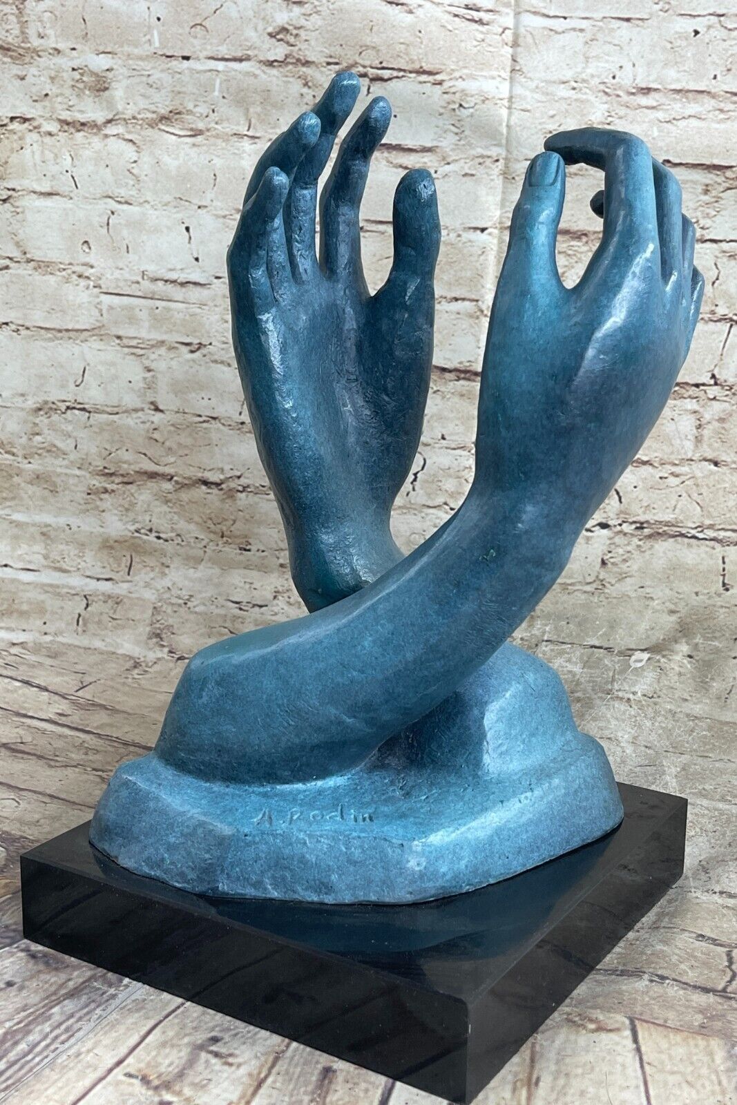 The Cathedral 1908 Bronze Sculpture by Auguste Rodin Hands signed ...