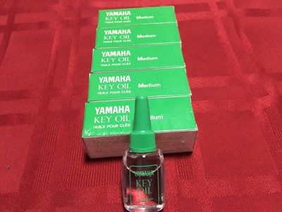 25 BOTTLES OF YAMAHA KEY OIL - MEDIUM WEIGHT - 8ml - YAC1003 - LIST $9. ...