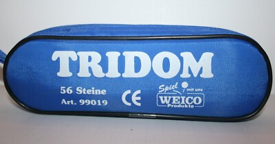 Vintage Weico Germany TRIDOM Triangle Dominos Game #99019 Complete RARE ...