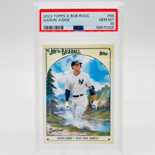 AARON JUDGE 2023 Topps X Bob Ross the Joy of Baseball #86 - PSA 10 GEM ...
