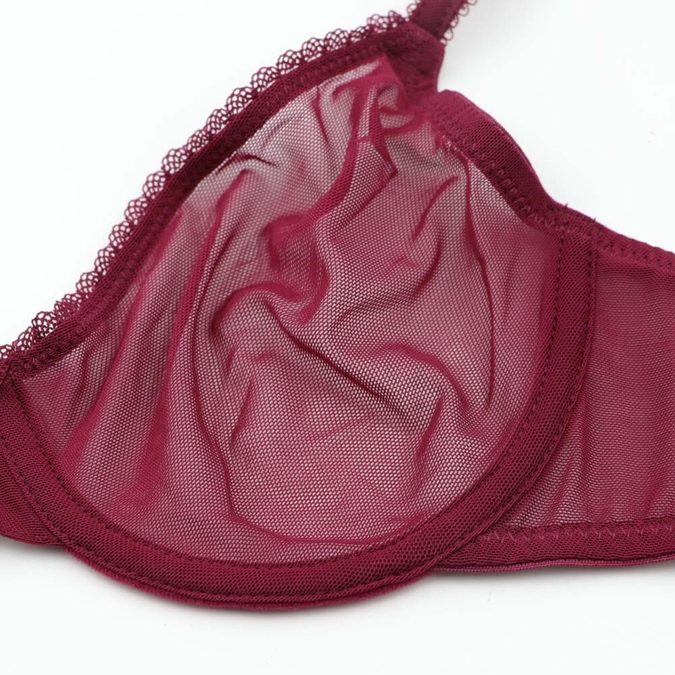 Sissy Flat-chested Men Bras Set Lace Mesh Sexy Lingerie Gay Brassiere ...