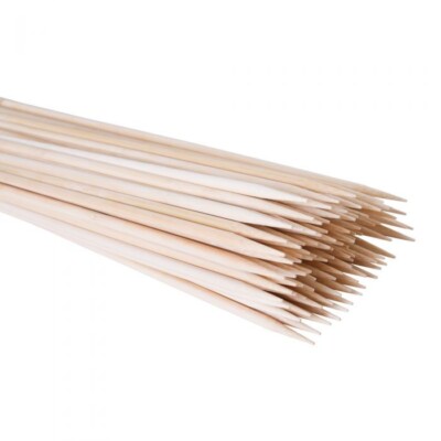 1,000 Ultimate 5mm x 24" Sharp Bamboo Wood Shish Kebab Skewers Grilling ...