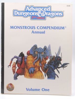 Monstrous Compendium Annual, Vol. 1 by Inc. Wizards Of The Coast ...