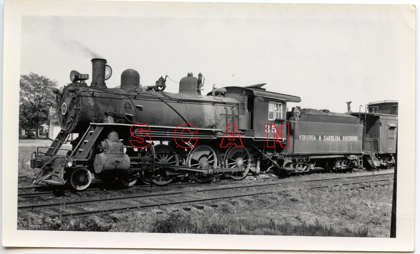 2G208 RP 1956 VIRGINIA & CAROLINA SOUTHERN RAILROAD 460 LOCO #35 HOPE ...