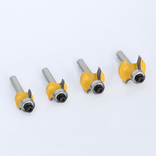 Round Over Edge Profile Router Bit 1/4"(6.35mm) 6mm Shank, R3.2- R7.9 ...
