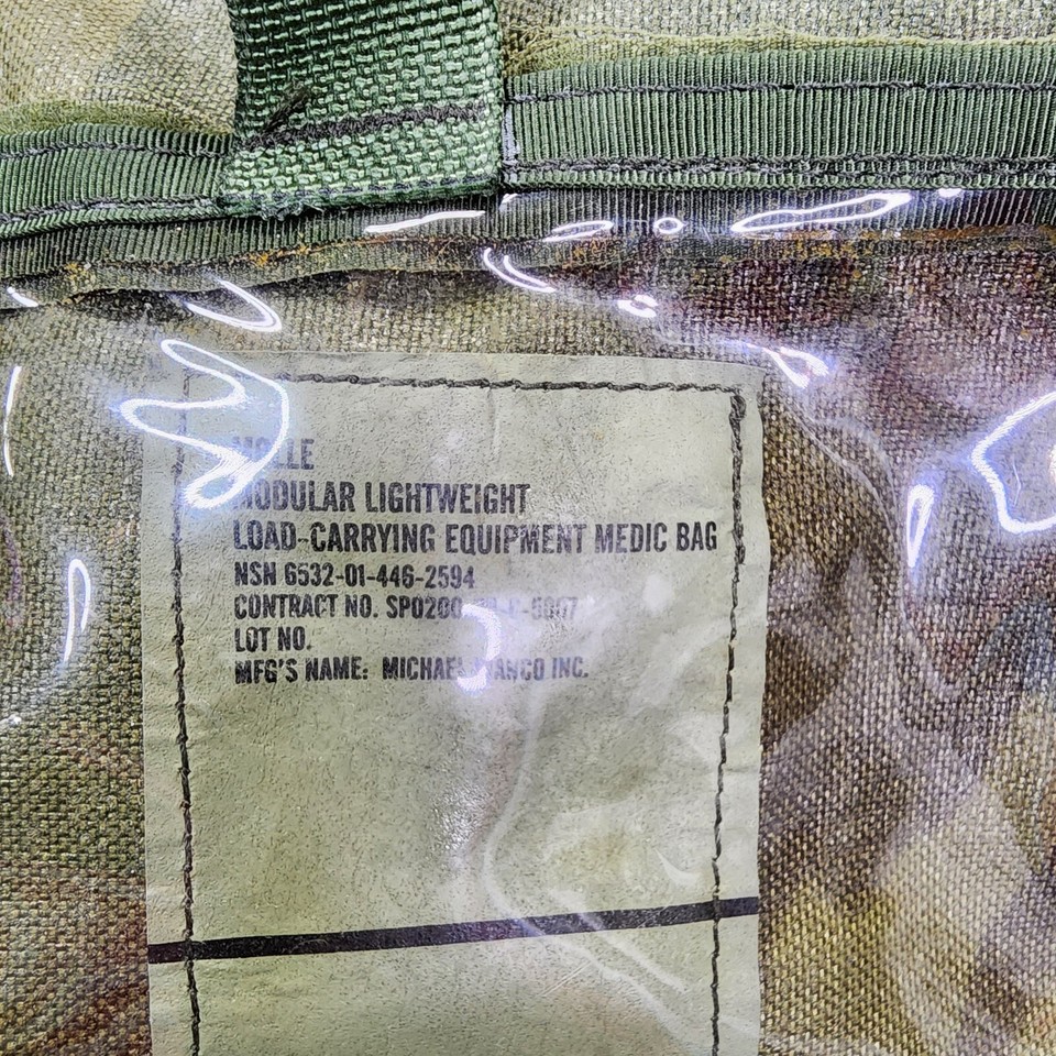 USGI MOLLE Modular Lightweight Load Carrying Equipment Medic Bag ...