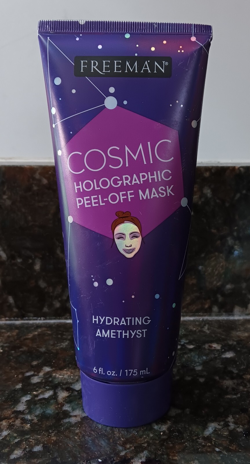 Freeman Cosmic Holographic Hydrating Amethyst Peel Off Facial Mask 6 fl ...