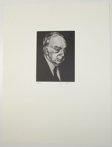 BARRY MOSER Original Woodcut Portrait ROMEO GRENIER Ltd Ed 1/50 SIGNED ...