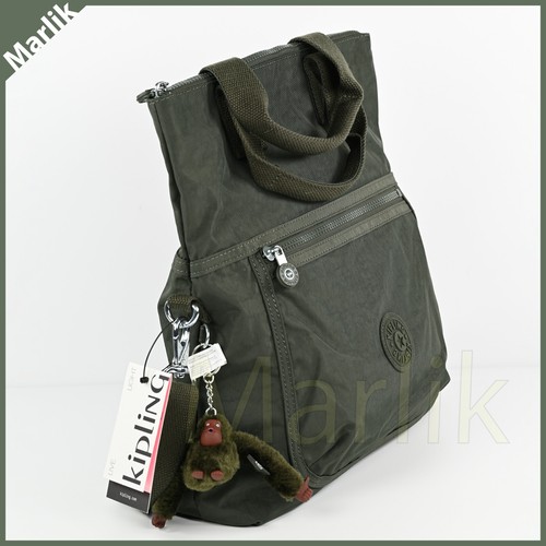 Genuine Kipling Eleva Convertible Nylon Crossbody Shoulder Tote Bag ...