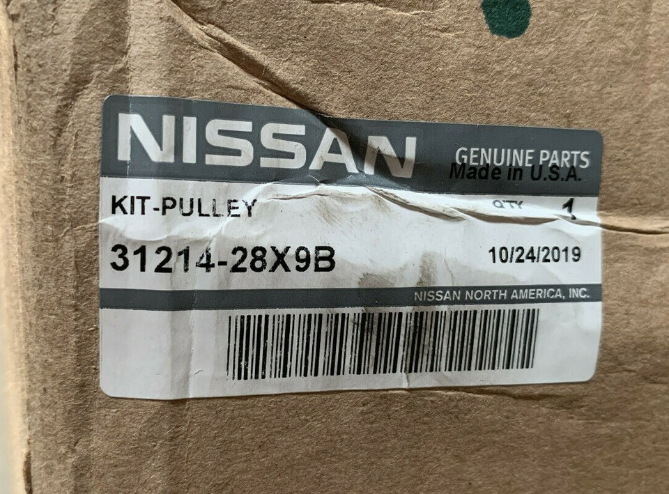 2014-2019 Nissan Rogue RE0F10D JF016E Pulleys & Belt Set 27-Teeth ...