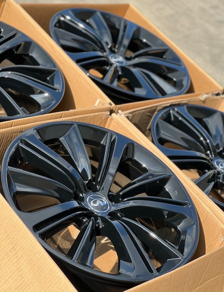 20” INFINITI INFINITY Q60 Q50 RED SPORT REDSPORT BLACK WHEELS RIMS ...