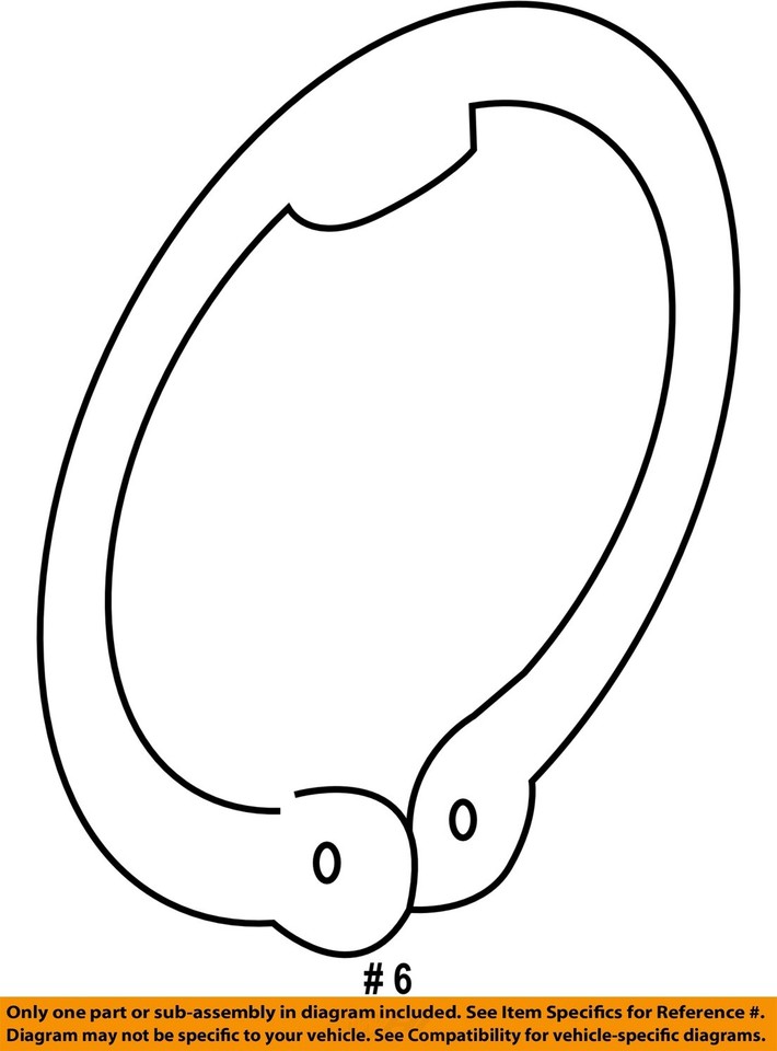 GM OEM 04-15 Aveo Front Suspension Brake Components-Retainer Ring ...