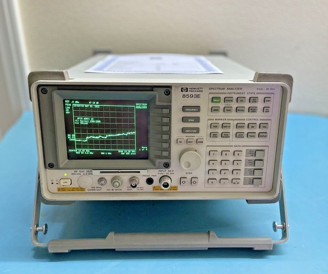 HP/Agilent 8593E Portable Spectrum Analyzer for sale online | eBay