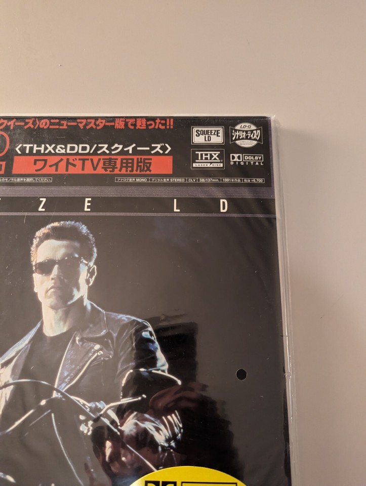 Laserdisc Terminator 2 Judgement Day. Japan Squeeze LD THX Dolby ...