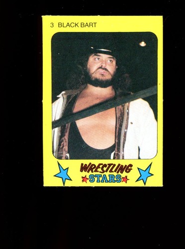 1986 Monty Gum Wrestling Stars #3 Black Bart | eBay