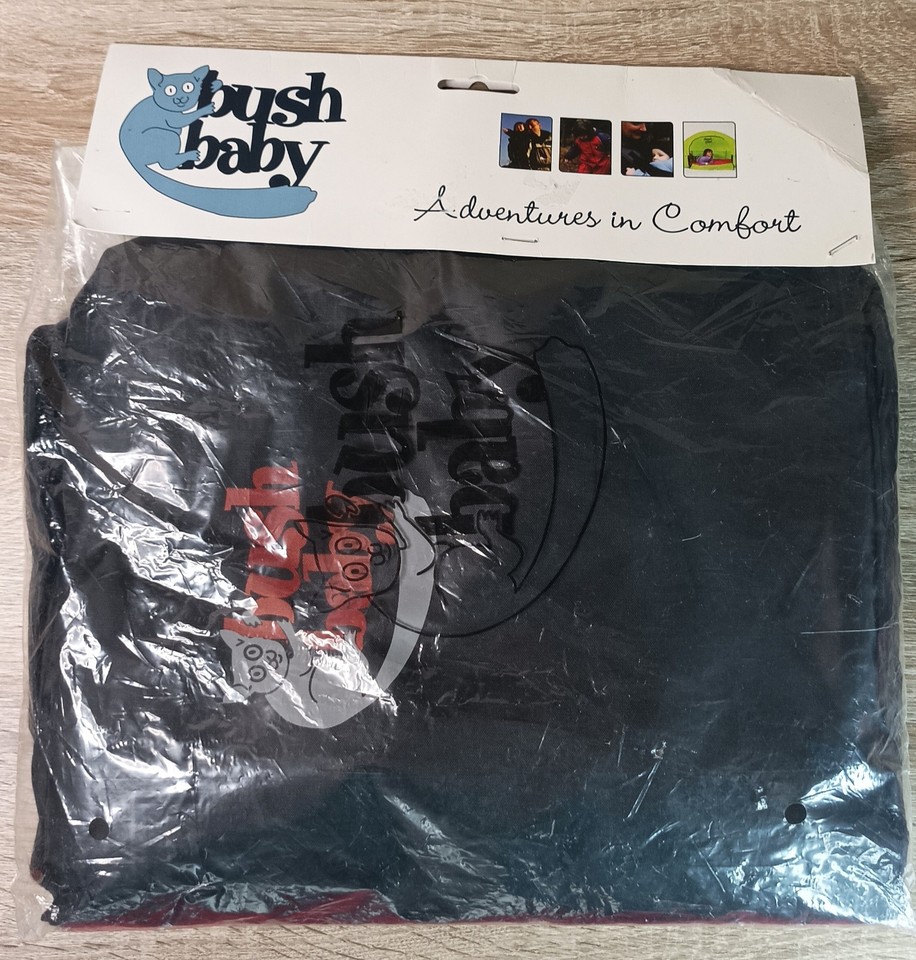 Bush Baby Holdall/Carrier Bag In Black With Bush Baby Logo | eBay UK
