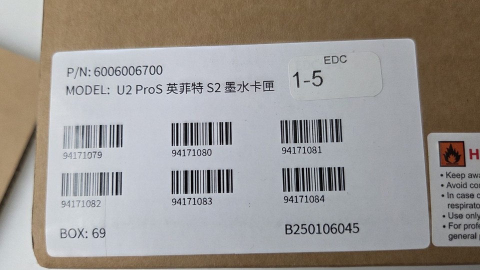 Anser S2 Black Ink 32ml For U2 Pro S/Smart Inkjet Cartridges MFD 2025 ...