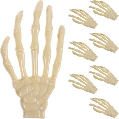 8pcs Halloween Skeleton Hand Decor Halloween Creepy Hands Halloween ...