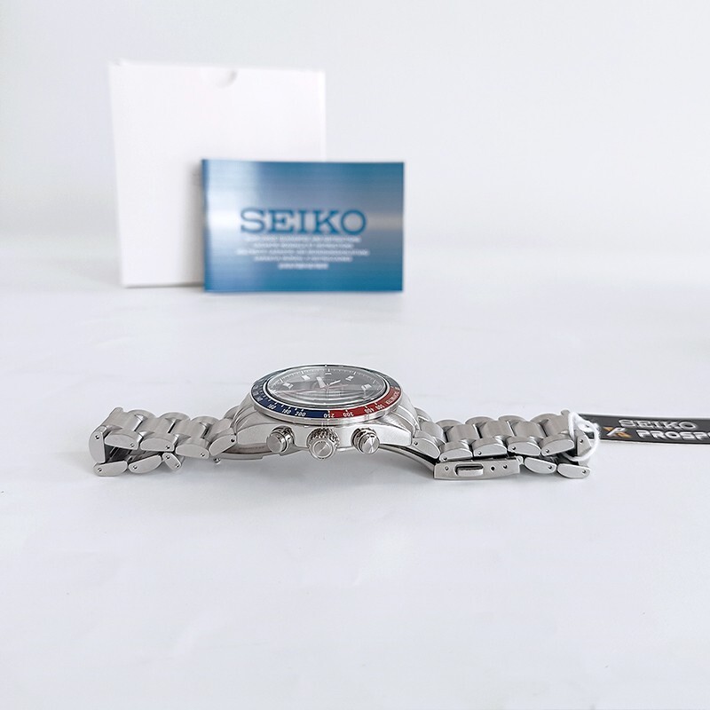Men's Classic Seiko Prospex Speedtimer Blue Dial SSC913 Chronograph ...