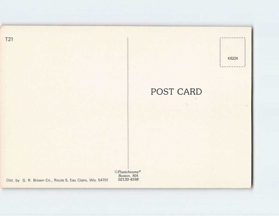 Postcard Trees Boat Lake Nature Landscape Scenery | eBay