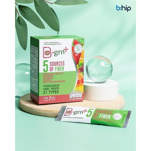 BHIP B-GRN+ Fiber Drink Detox Belly Reduction Slim Firming Dietary ...