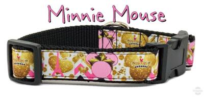 Mouse dog collar handmade adjustable buckle collar 1
