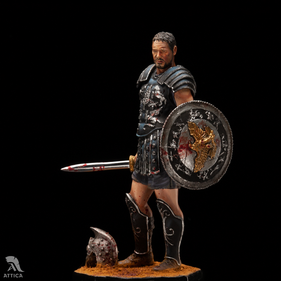 Gladiator Maximus Spaniard 75mm Painted Miniature Tin Toy Soldier | Art ...