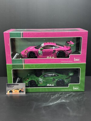 Porsche 992 GT3 R #80 IMSA 2023 AO Racing Roxy & Rexy 1/18 Scale by IXO ...
