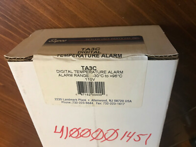 SUPCO Single Point Digital LED Temperature Alarm TA-3C (OEM) 110v NEW ...