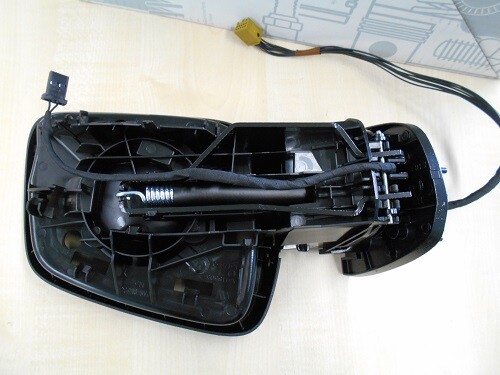 Rahmen Spiegel links Mercedes-Benz elektr. klappbar A- B-Klasse W169 ...