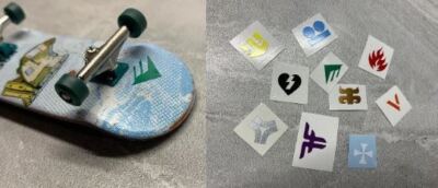 Fingerboard Decal Sticker 10 Pack Mini Waterproof Vinyl | eBay