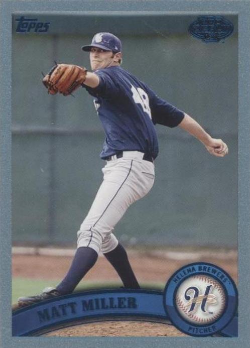 2011 Topps Pro Debut - Matt Miller #296 Blue /309 for sale online | eBay