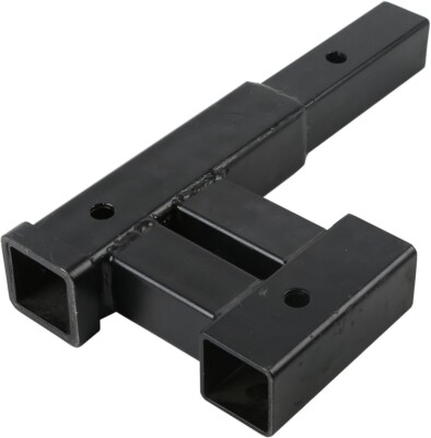 4000 LB Dual 2" Trailer Hitch Receiver Rise-Drop Adapter Extender ...