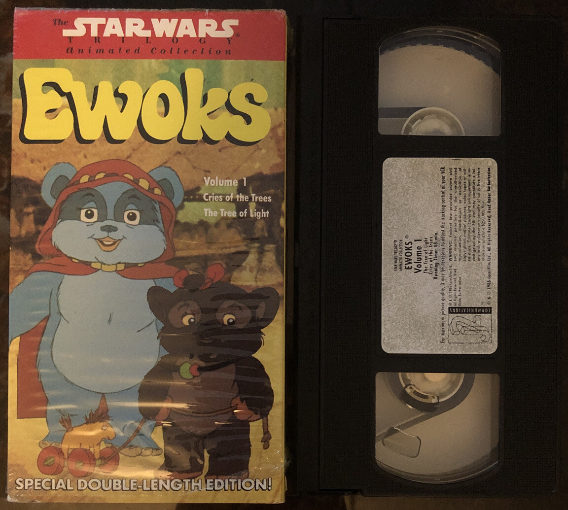 EWOKS VHS (1990) Volume 1 Star Wars Trilogy Animated Collection J2 ...