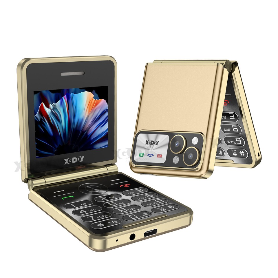 XGODY S200 2.4 Inch Mobile Flip Foldable Phone Dual Sim Unlocked Camera ...