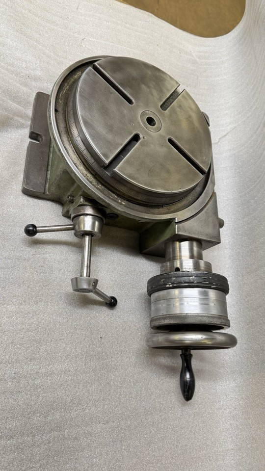 Heavy-Duty Rotary Table with Chuck Mount – Precision Milling Machine ...