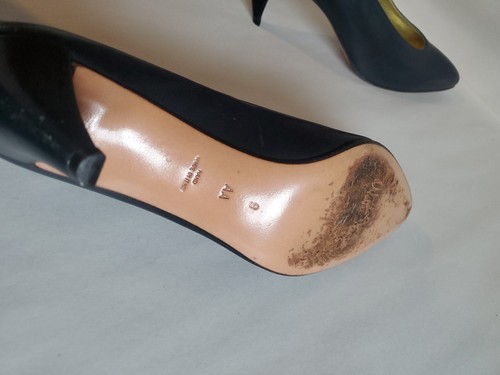 Walter Steiger Size 9 AA Navy Blue Cone Heel Classic High Heel Pumps ...