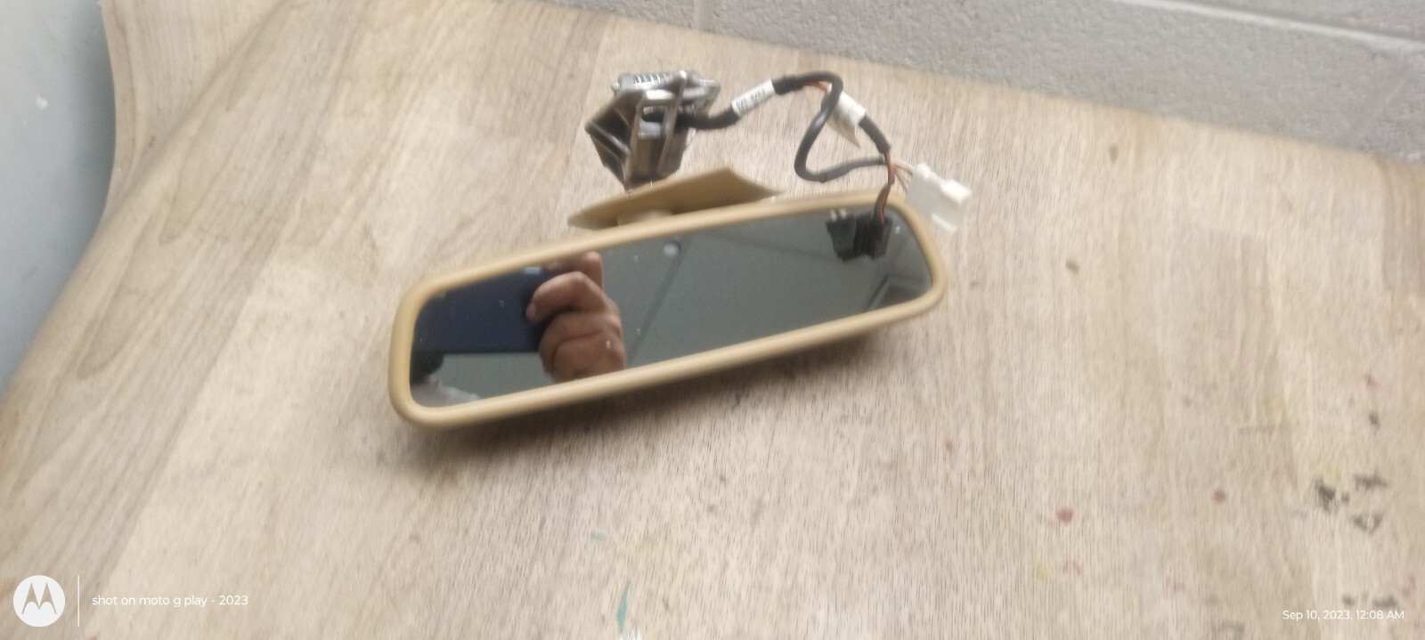 MERCEDES BENZ E63 CLS63 E350 E550 OEM 03-09 REAR VIEW MIRROR AUTO DIM ...