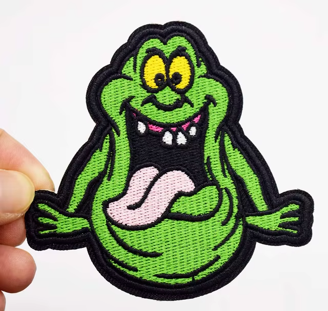 🔥Slimer Ghost Ghostbusters Classic Movie Character Embroidered Iron On ...