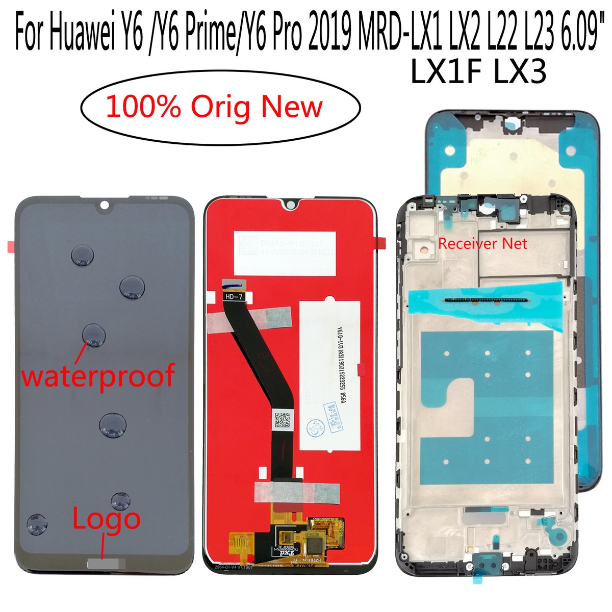 Y 6 Pro New Mobile Phone Lcds For Huawei Y6 Pro 2020 Screen