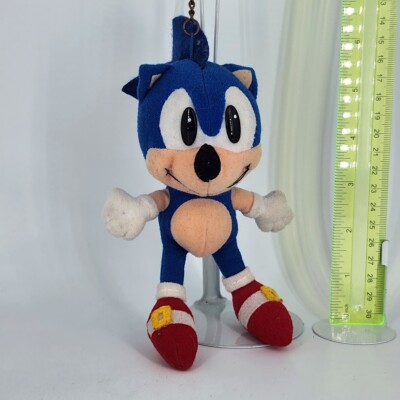 Sonic The Hedgehog Plush K.O TAIWAN VINTAGE 1990'S Keychain 6" CUTE ...