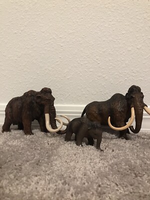 Mammoth Model Simulated Figurine Plastic Mammoth Toys For Animal C LLI ...