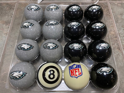 NFL Pool Ball Philadelphia Eagles Billiards Balls New In Open Box Set ...