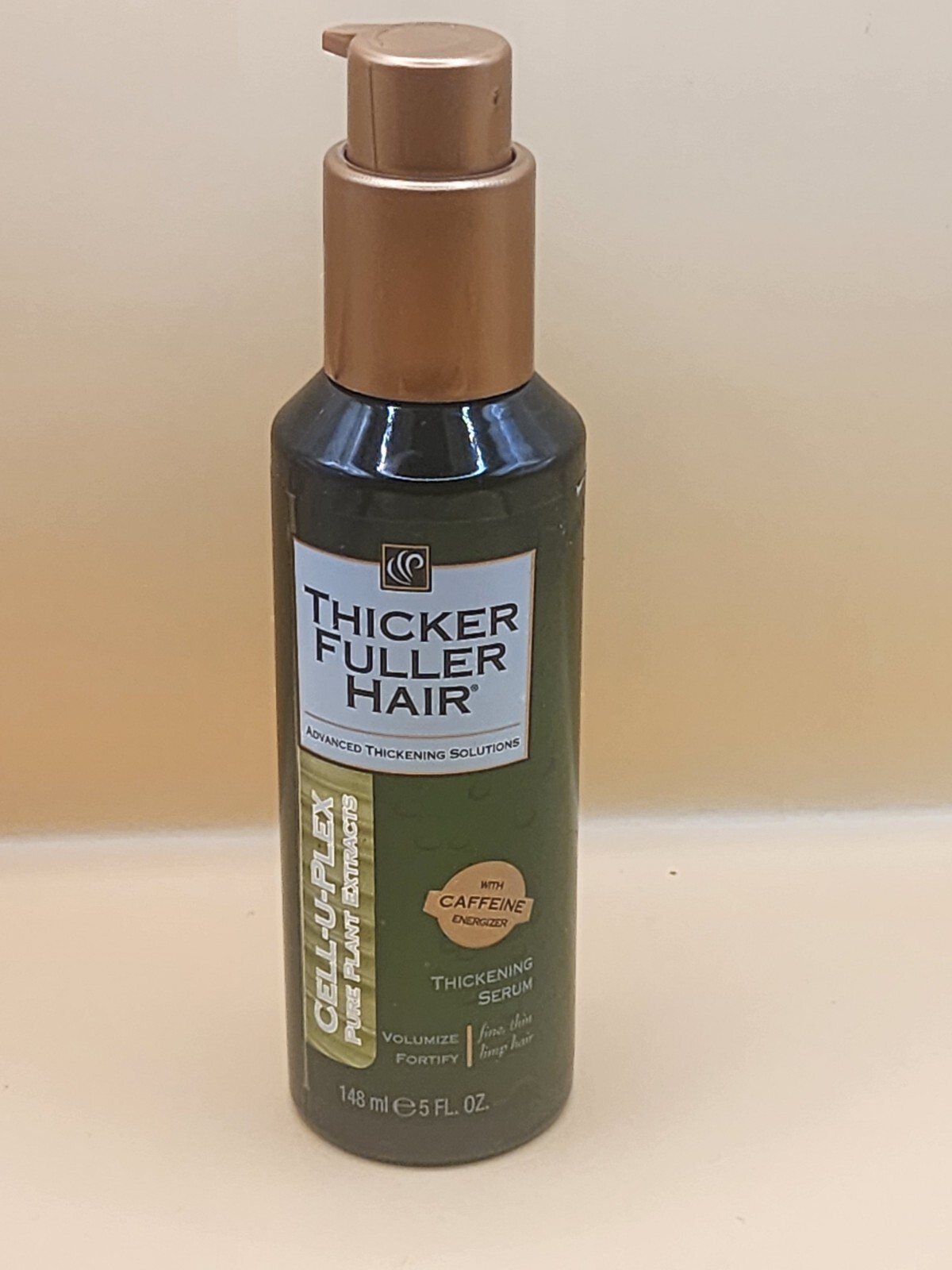 (1) Thicker Fuller Hair Thickening Serum 5oz. Cell-U-Plex w/ Caffiene ...
