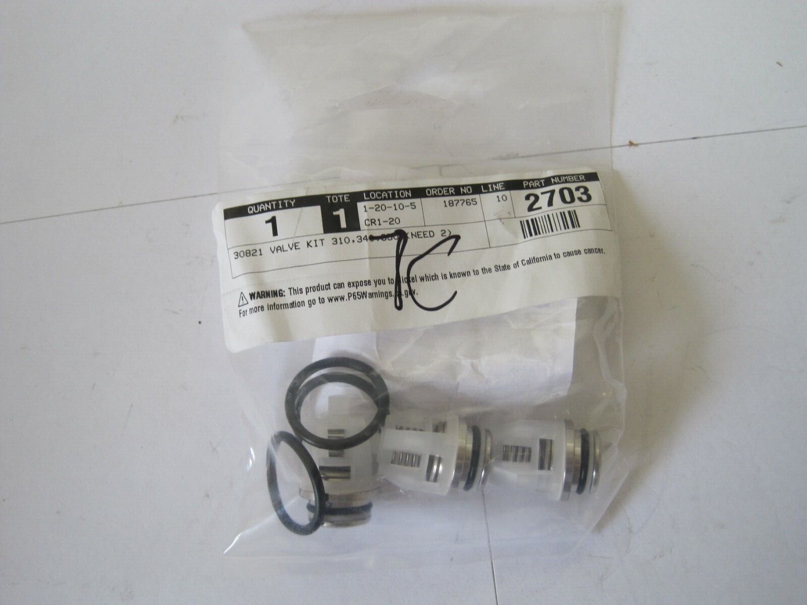 Cat Pump 30821 Pressure Washer Check Valve Kit 310, 340, 350 3-Pack | eBay